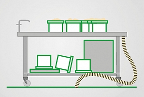 Heated cheese table SMG | Plevnik