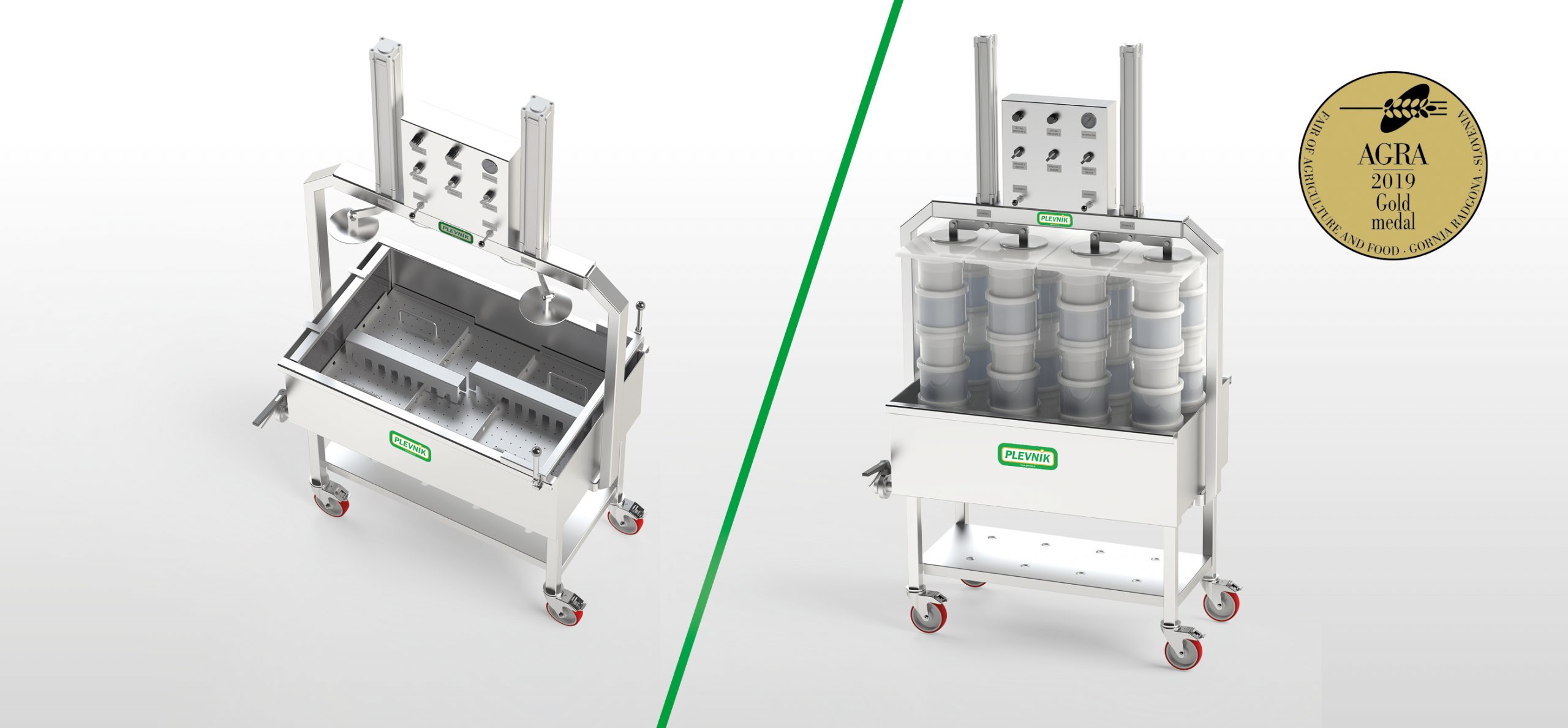 Pneumatic draining prepress POS | Plevnik